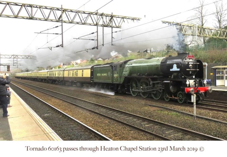 Steam Train 'Tornado' - Friends Of Heaton Chapel Station